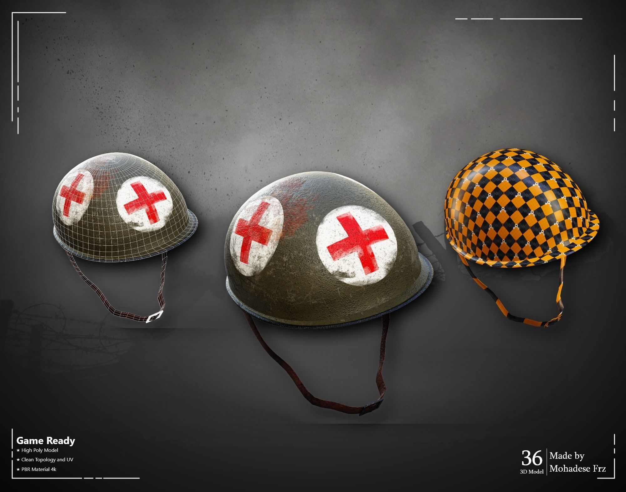 36 Medical WW12 High Poly - VOL 01 - Game Ready 3D model | CGTrader