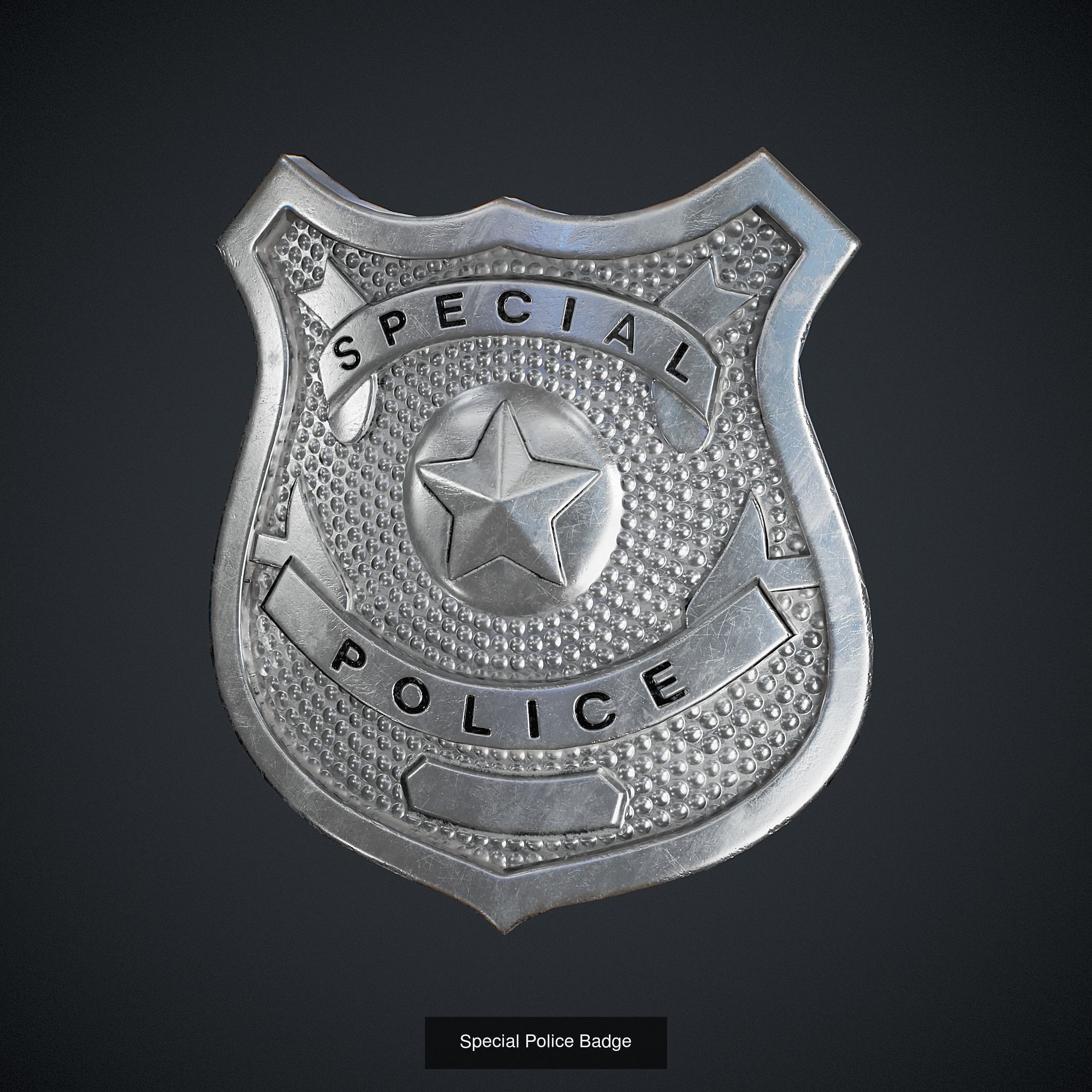 3D Model Collection Low poly Badges gold sheriff badge VR / AR / low-poly | CGTrader