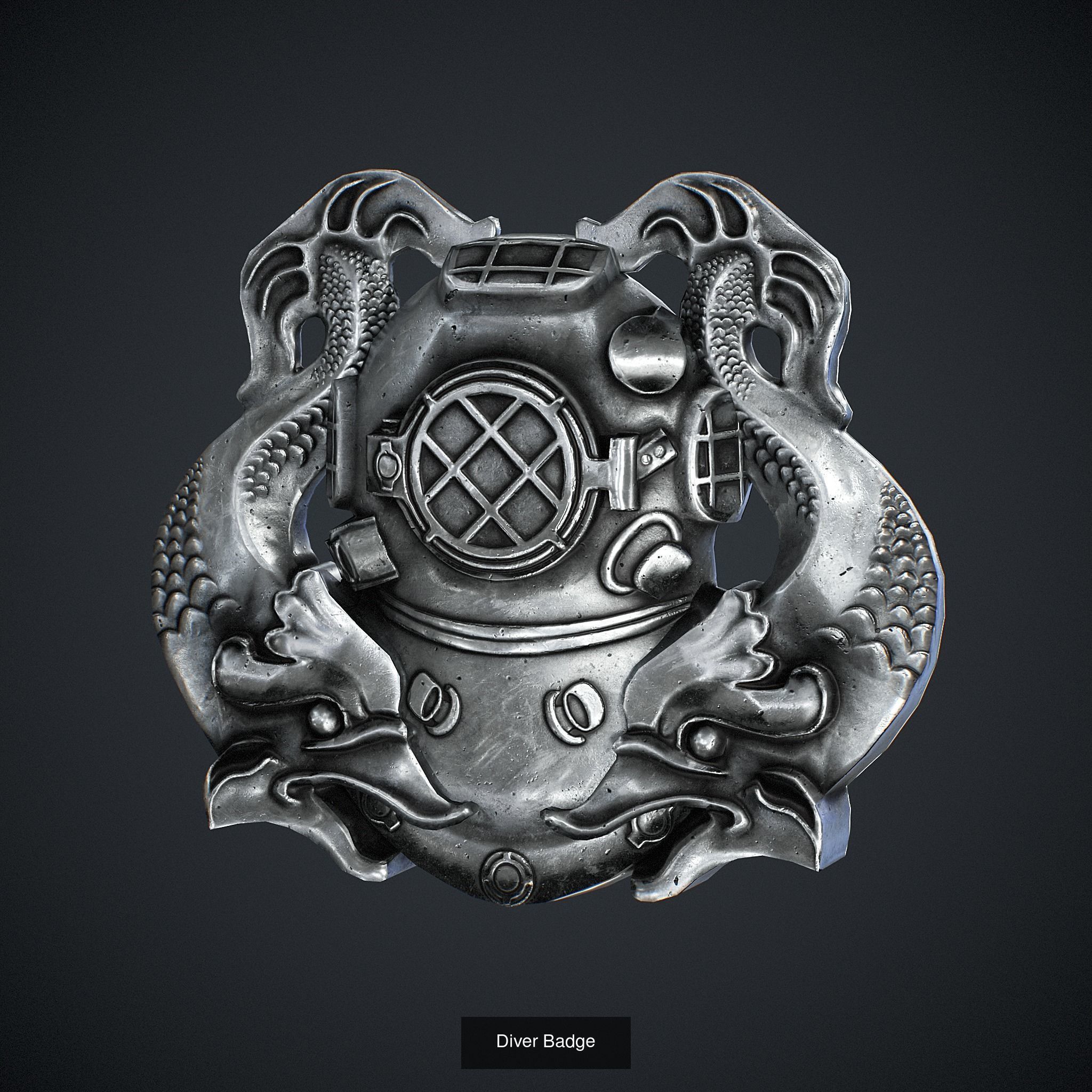 3D Model Collection Low poly Badges gold sheriff badge VR / AR / low-poly | CGTrader