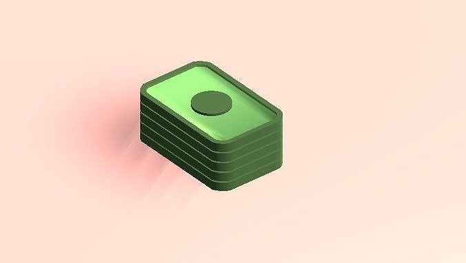 3D model Lowpoly Money Banknote Cash Dollars VR / AR / low-poly | CGTrader