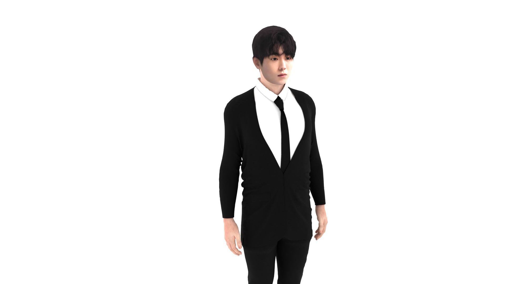 3D model Nam Joo Hyuk VR / AR / low-poly | CGTrader