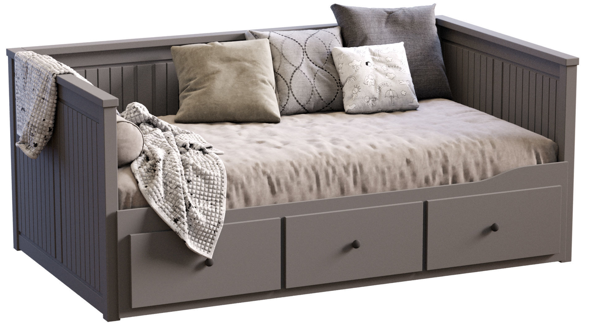 Ikea Hemnes Daybed 3D model | CGTrader