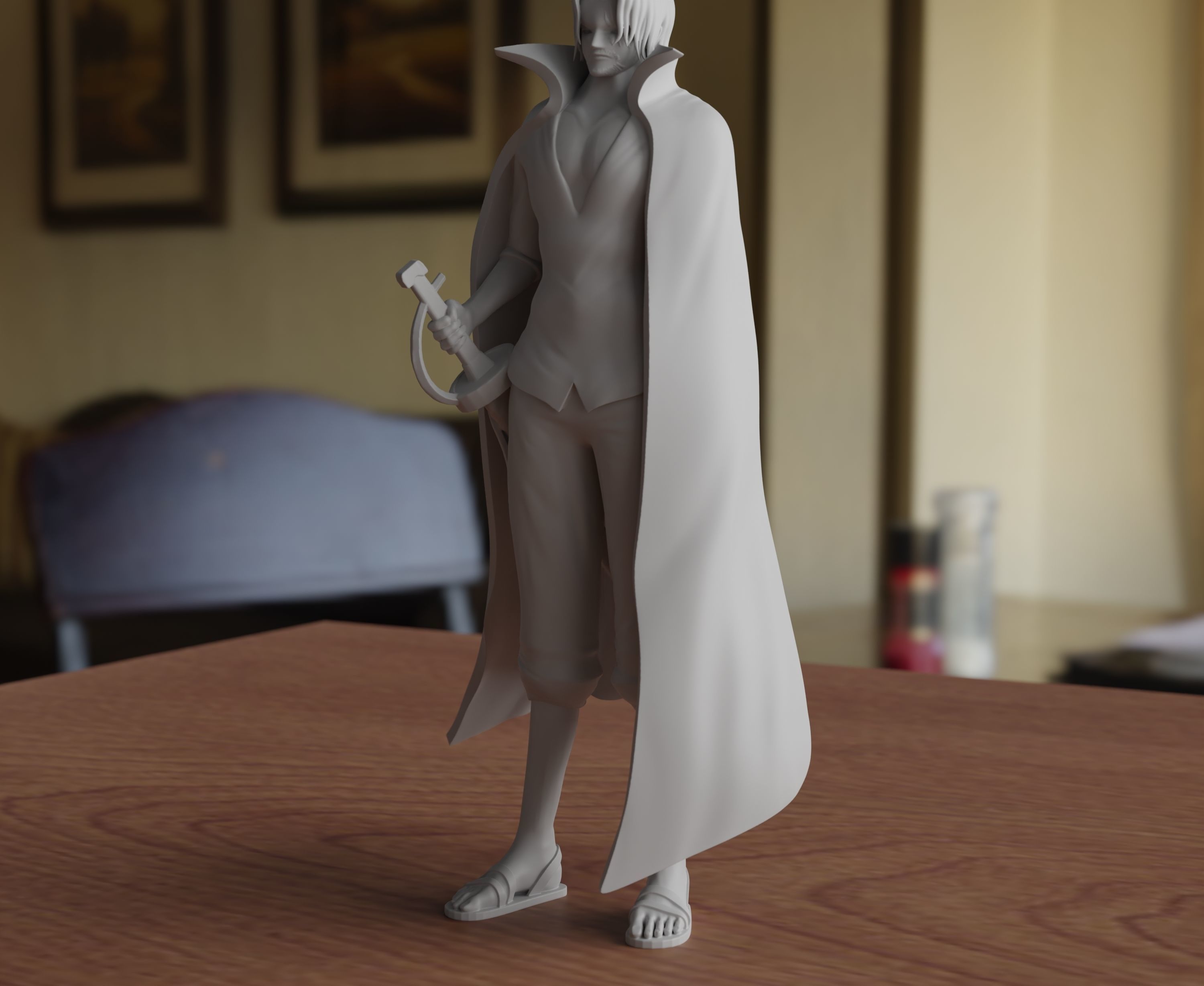Printed Shanks ONE PIECE 3D model 3D printable | CGTrader