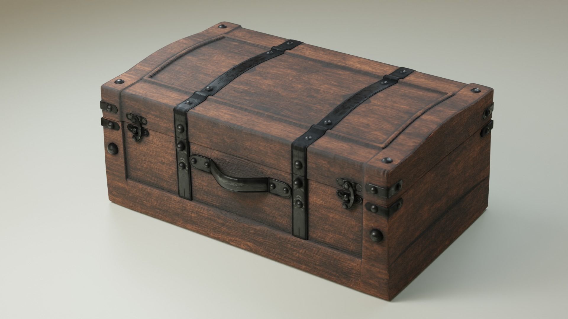 Chest Box 3D model | CGTrader