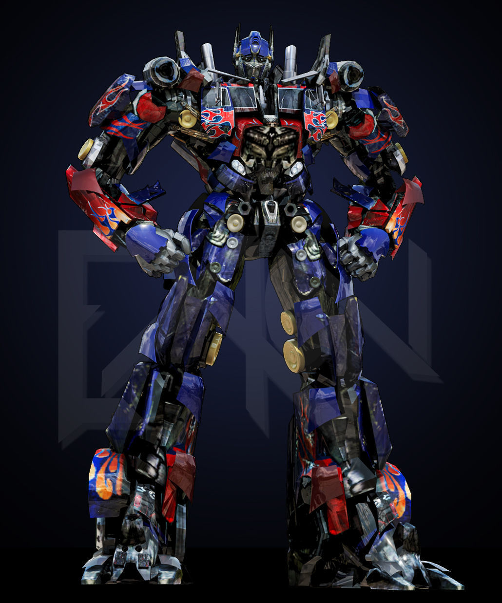 3D model Transformers Optimus Prime DLX DOTM VR / AR / low-poly | CGTrader