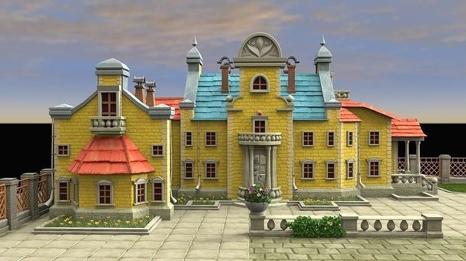 House Cartoon 3D model | CGTrader