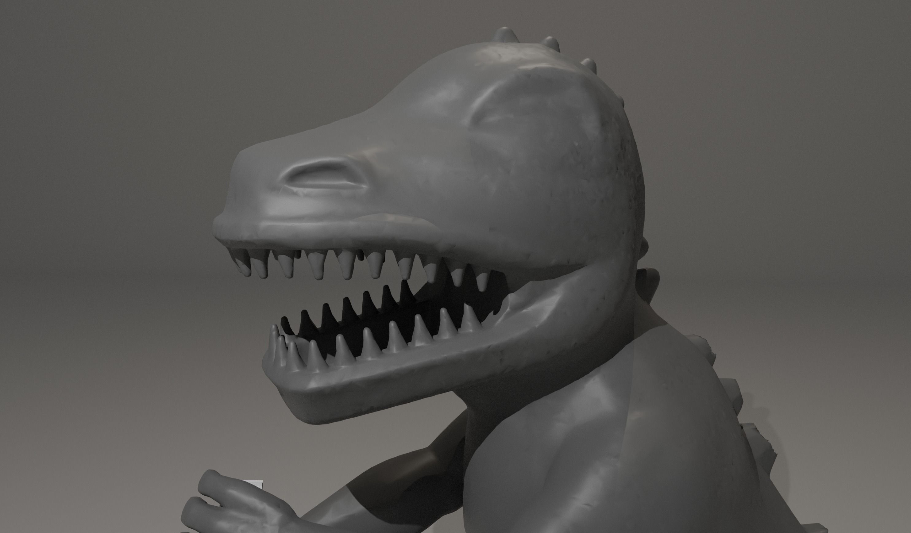 Dinky The Dinosaur High Detail 3D Model From Fallout New Vegas 3D model ...