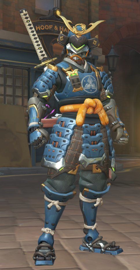 Bushi Genji Samurai Sword from Overwatch Anniversary Event 3D model 3D ...