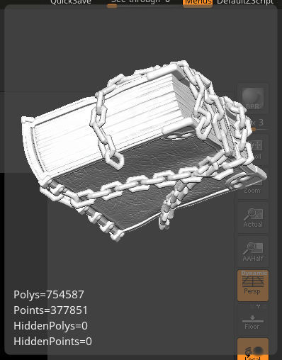 Necronomicon Book of Evil sculpture 3D model 3D printable | CGTrader