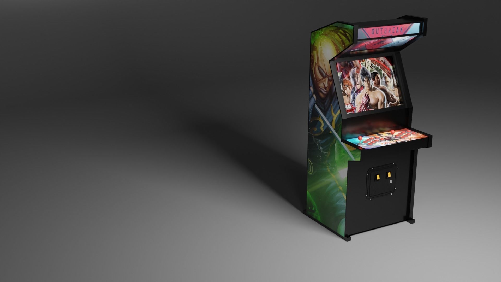 Arcade Games Machine 3D model | CGTrader