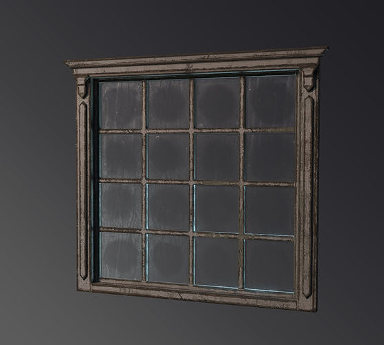 Old Window free VR / AR / low-poly 3D model | CGTrader