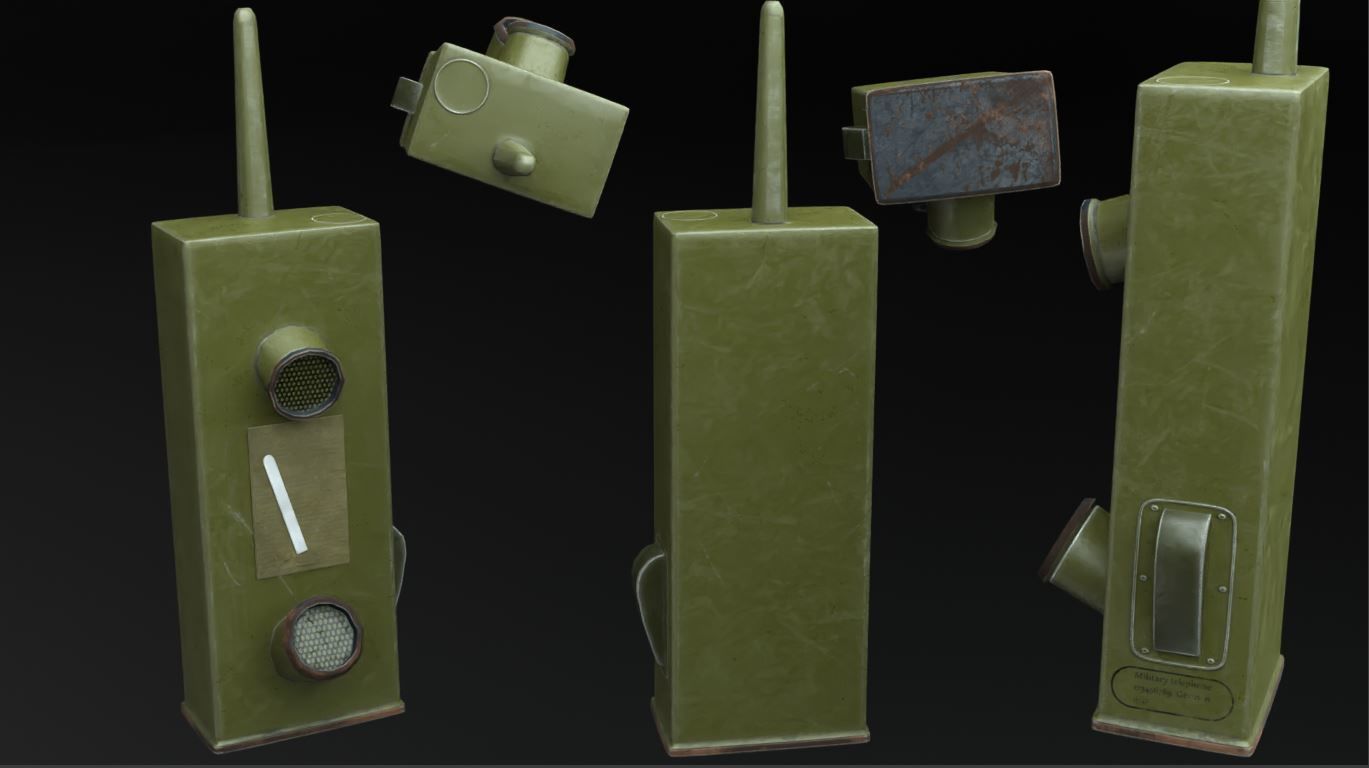 3 military props free VR / AR / low-poly 3D model | CGTrader