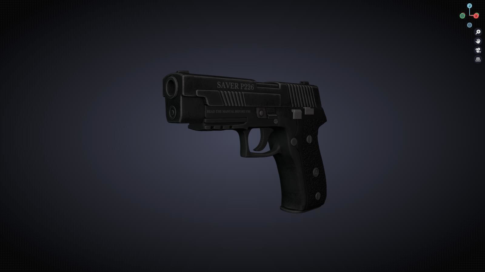 Hand Gun 3D model | CGTrader
