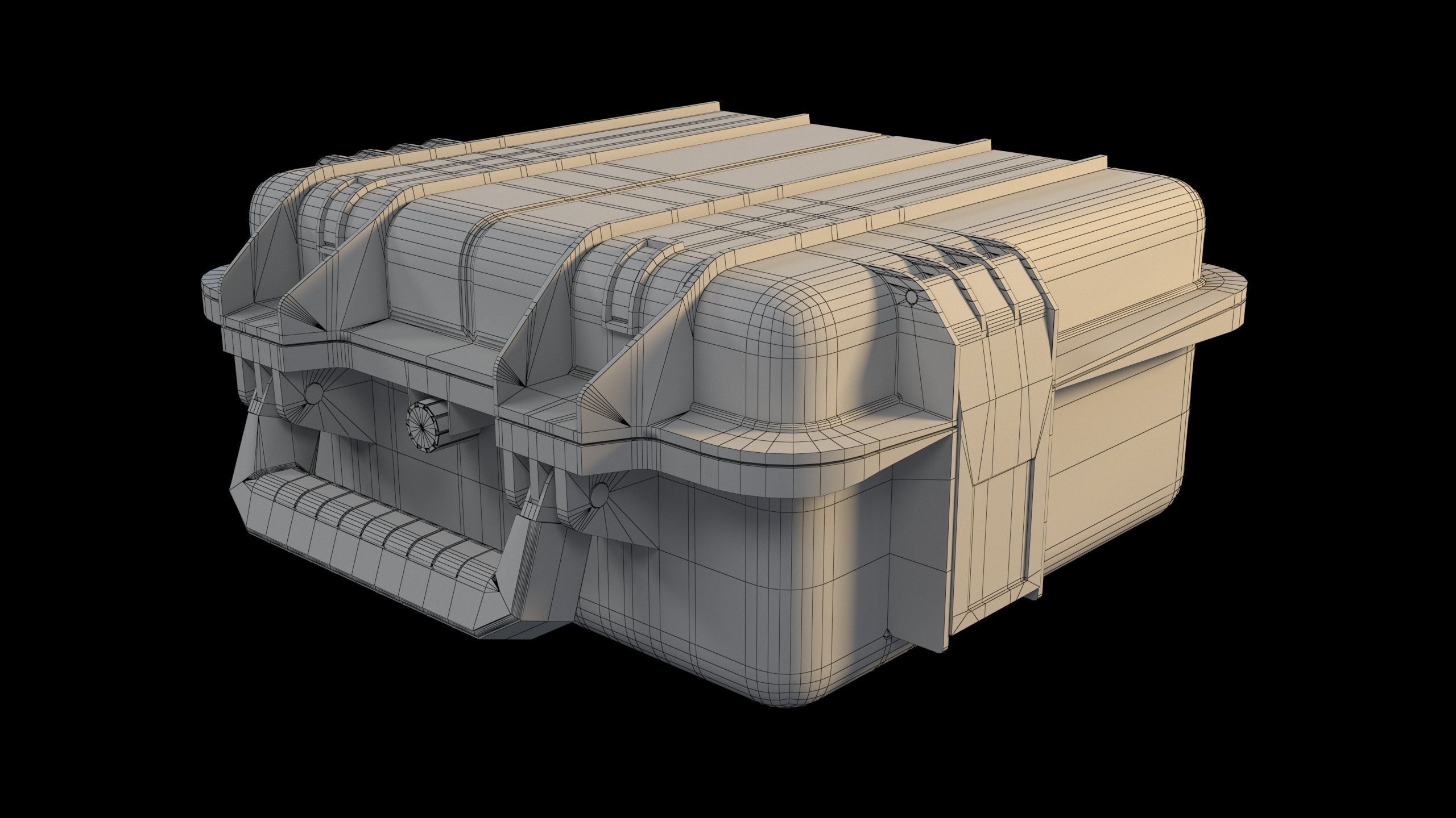 3D model Military Box VR / AR / low-poly | CGTrader