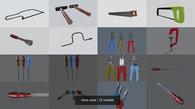 hand tools 3D Model Collection | CGTrader