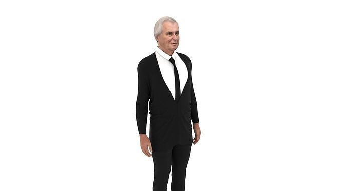 3D model Milos Zeman - President of Czech Republic VR / AR / low-poly ...
