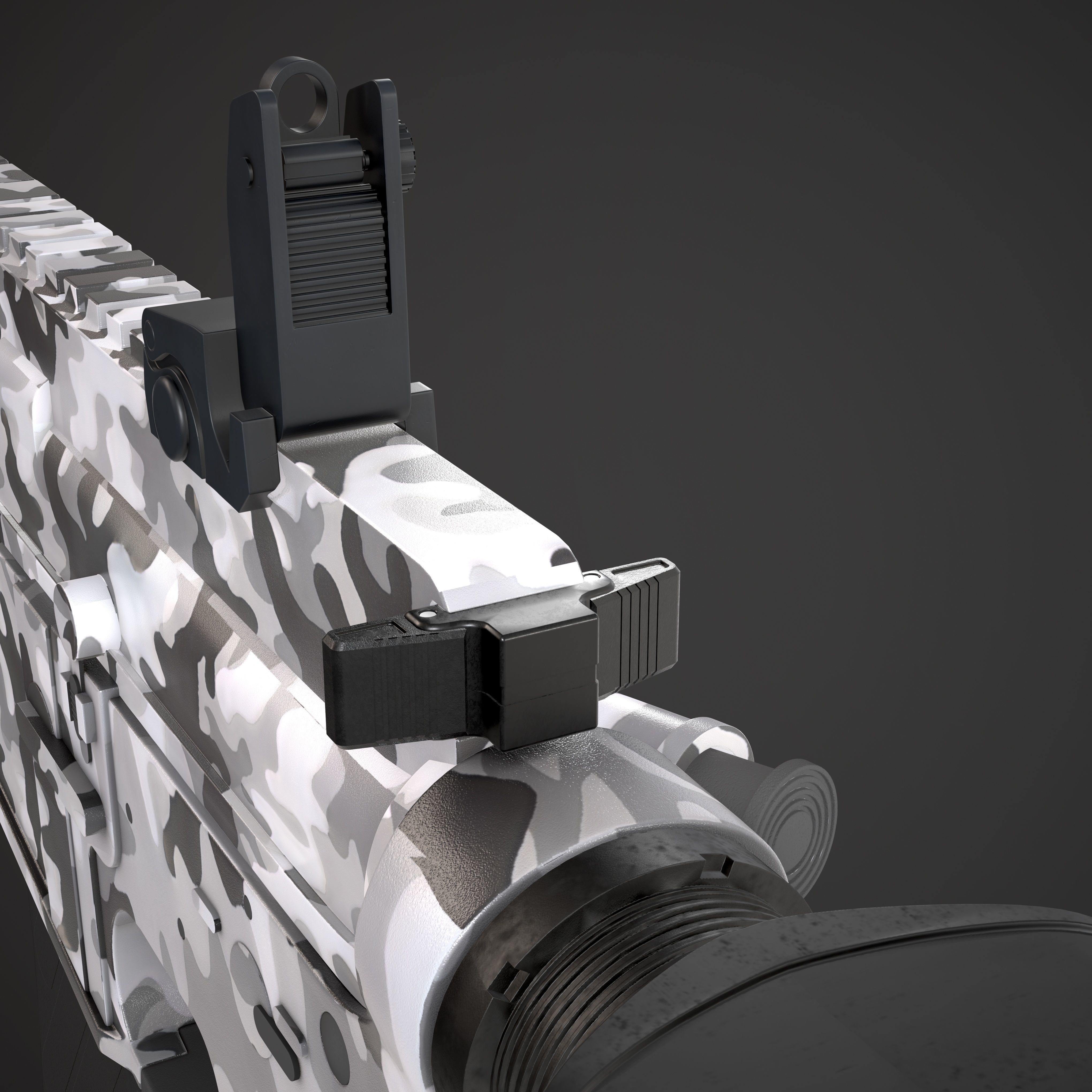 rec7 rifle free 3D model | CGTrader