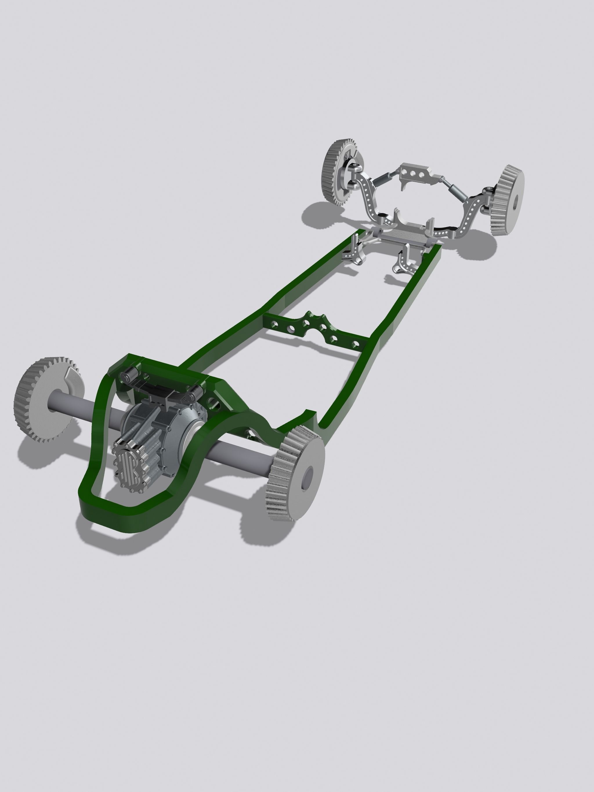 MCS Speedster Chassis N Suspension N brakes N Steering 3D model 3D ...