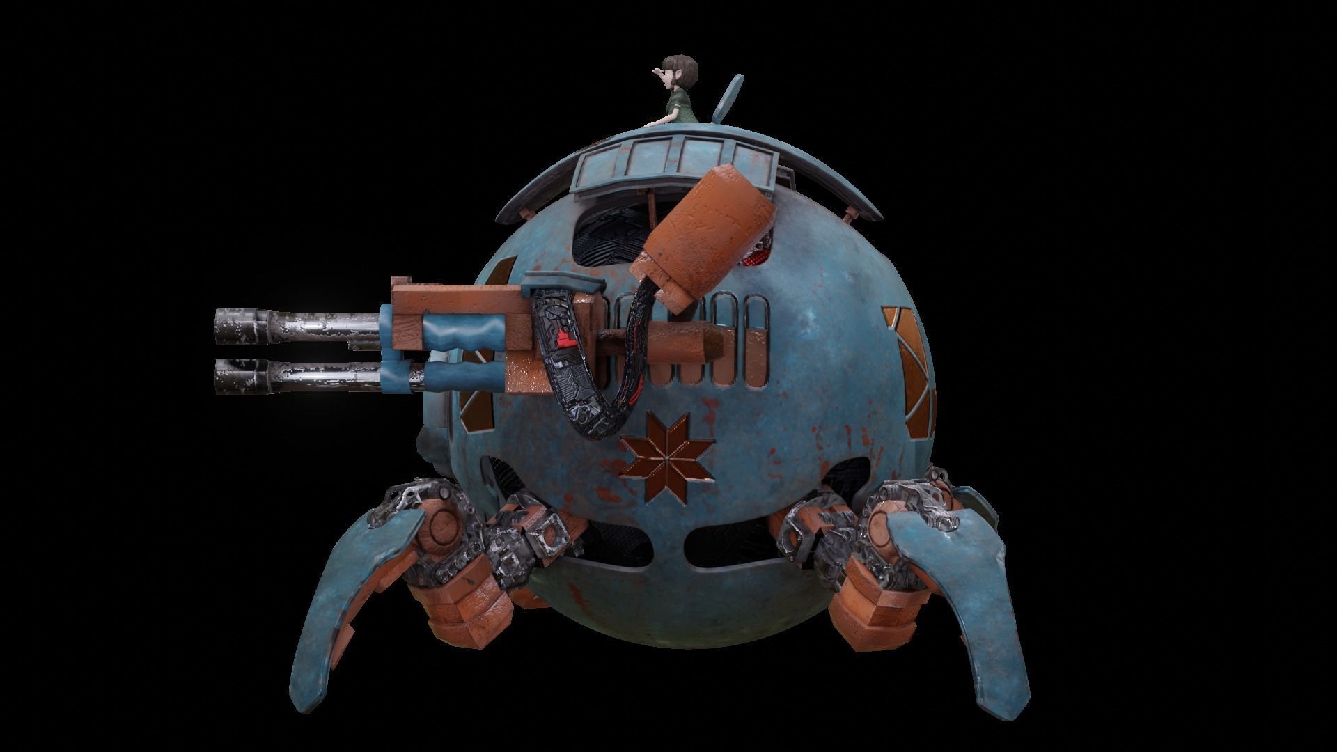 Spider Robot 3D model | CGTrader