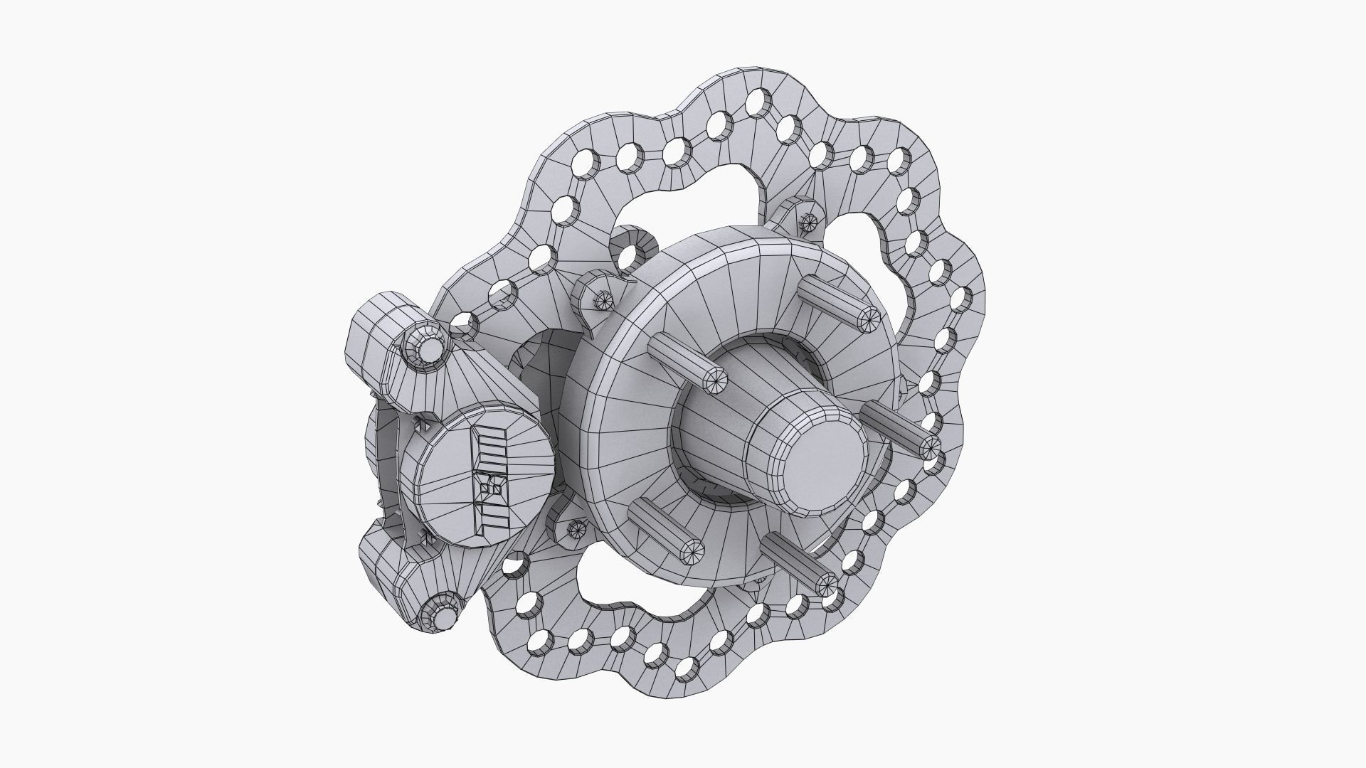 3D model TBM Spindle Brake Disk VR / AR / low-poly | CGTrader
