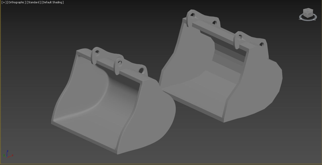 3D model digger bucket excavator VR / AR / low-poly | CGTrader