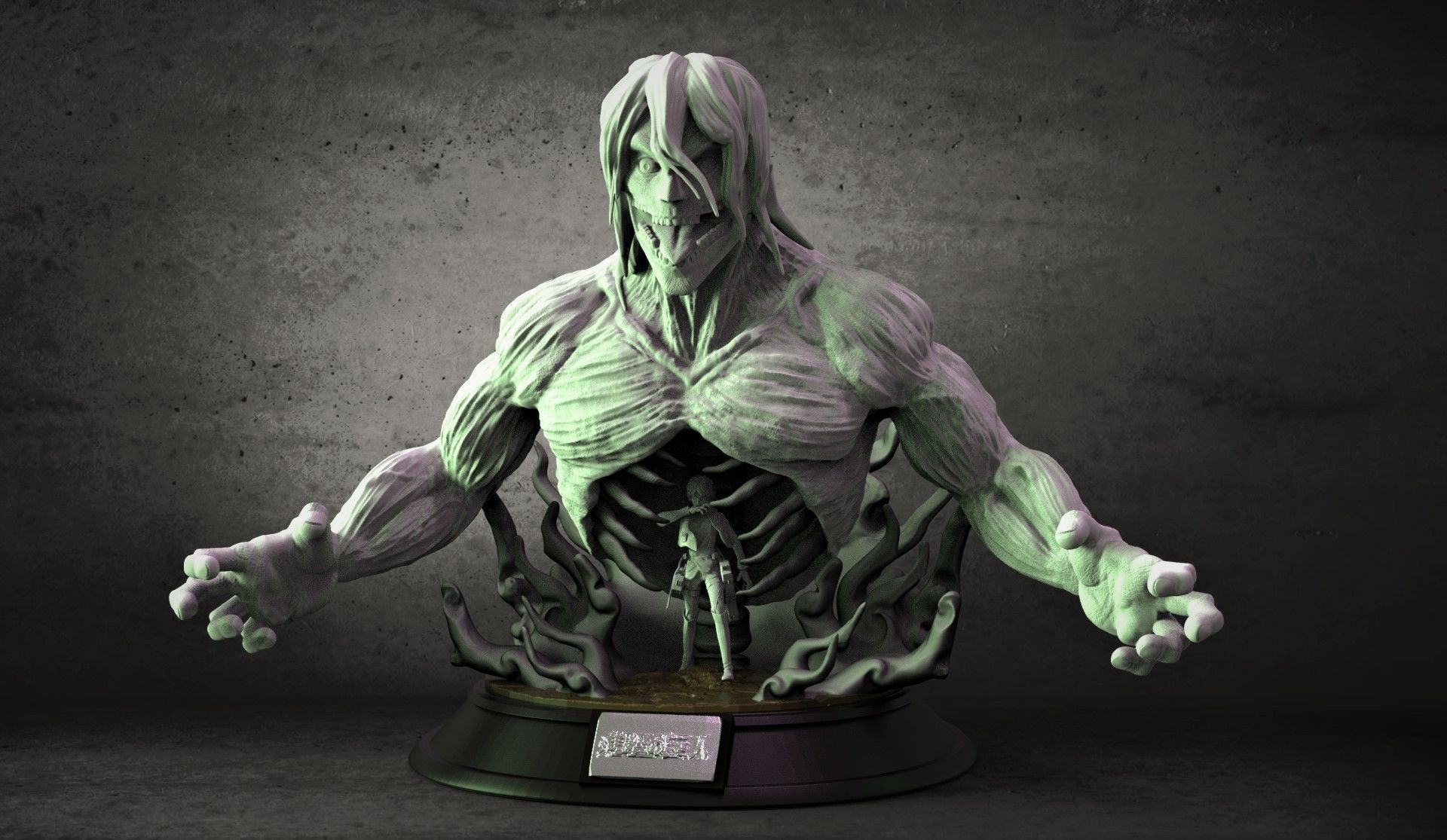 Eren Titan 3D model 3D printable | CGTrader
