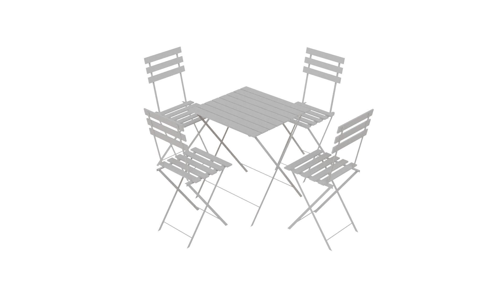 Outdoor Dining Table free 3D model | CGTrader