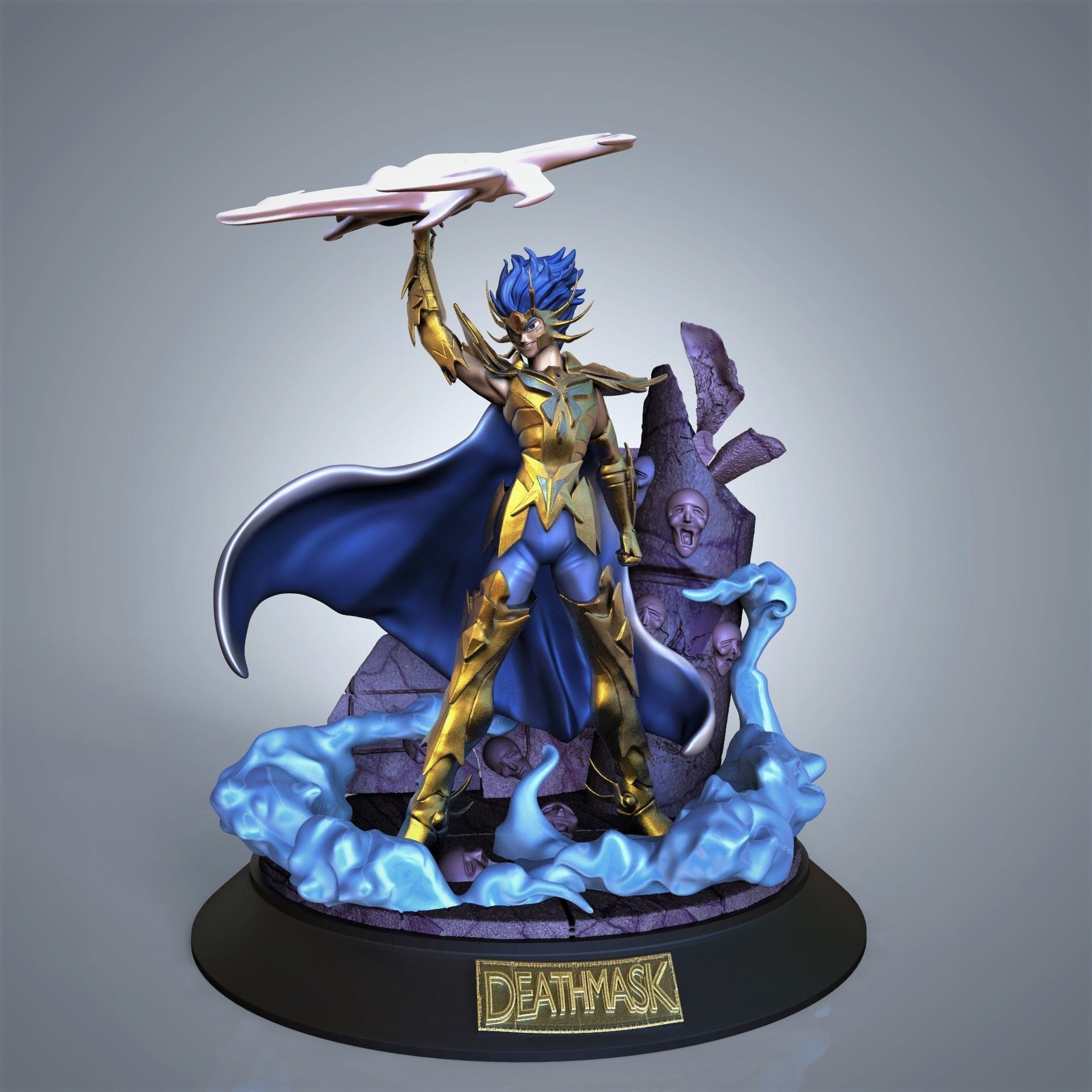 Death Mask 3D model 3D printable | CGTrader