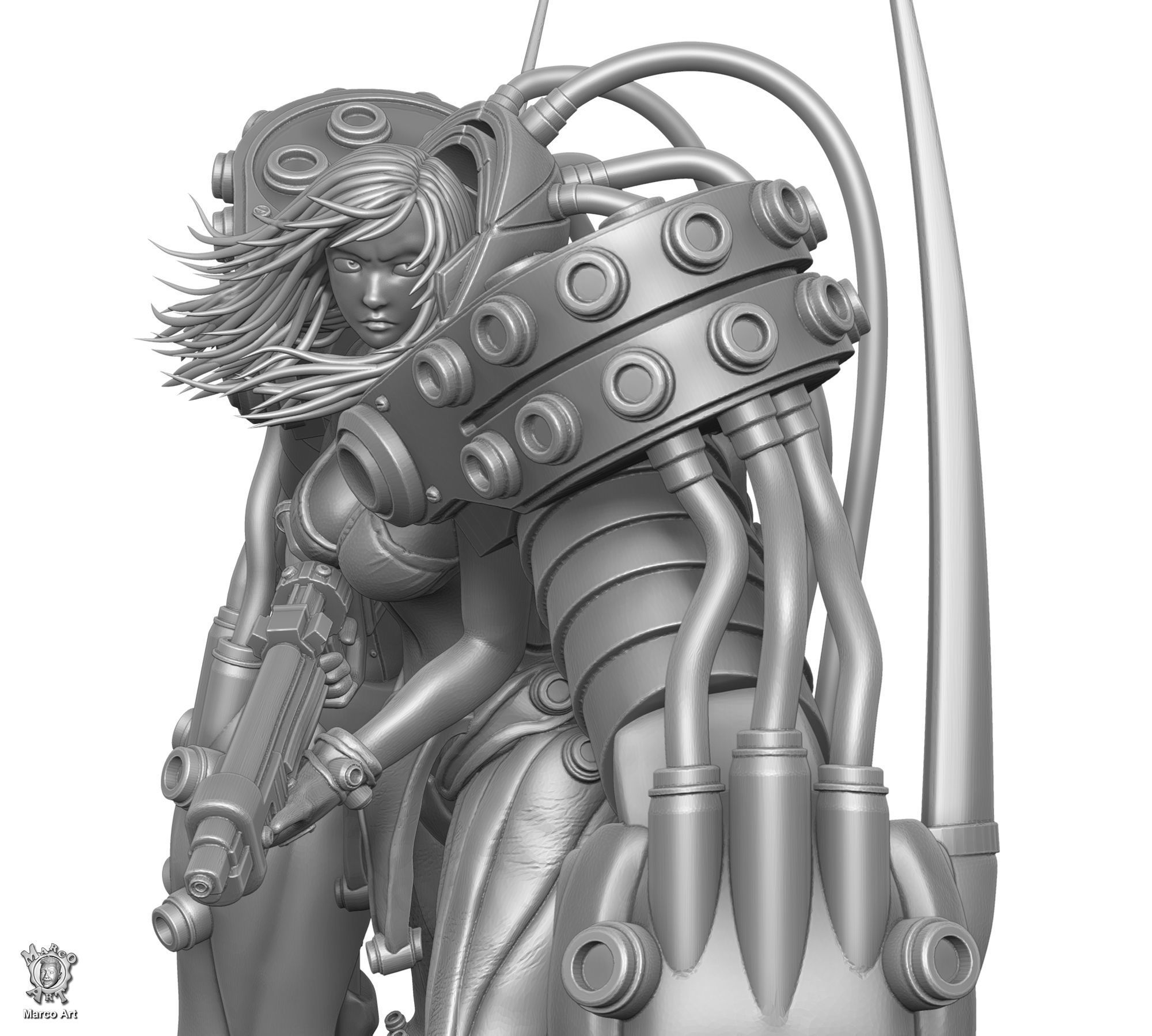 Gantz stl file 3D model 3D printable | CGTrader