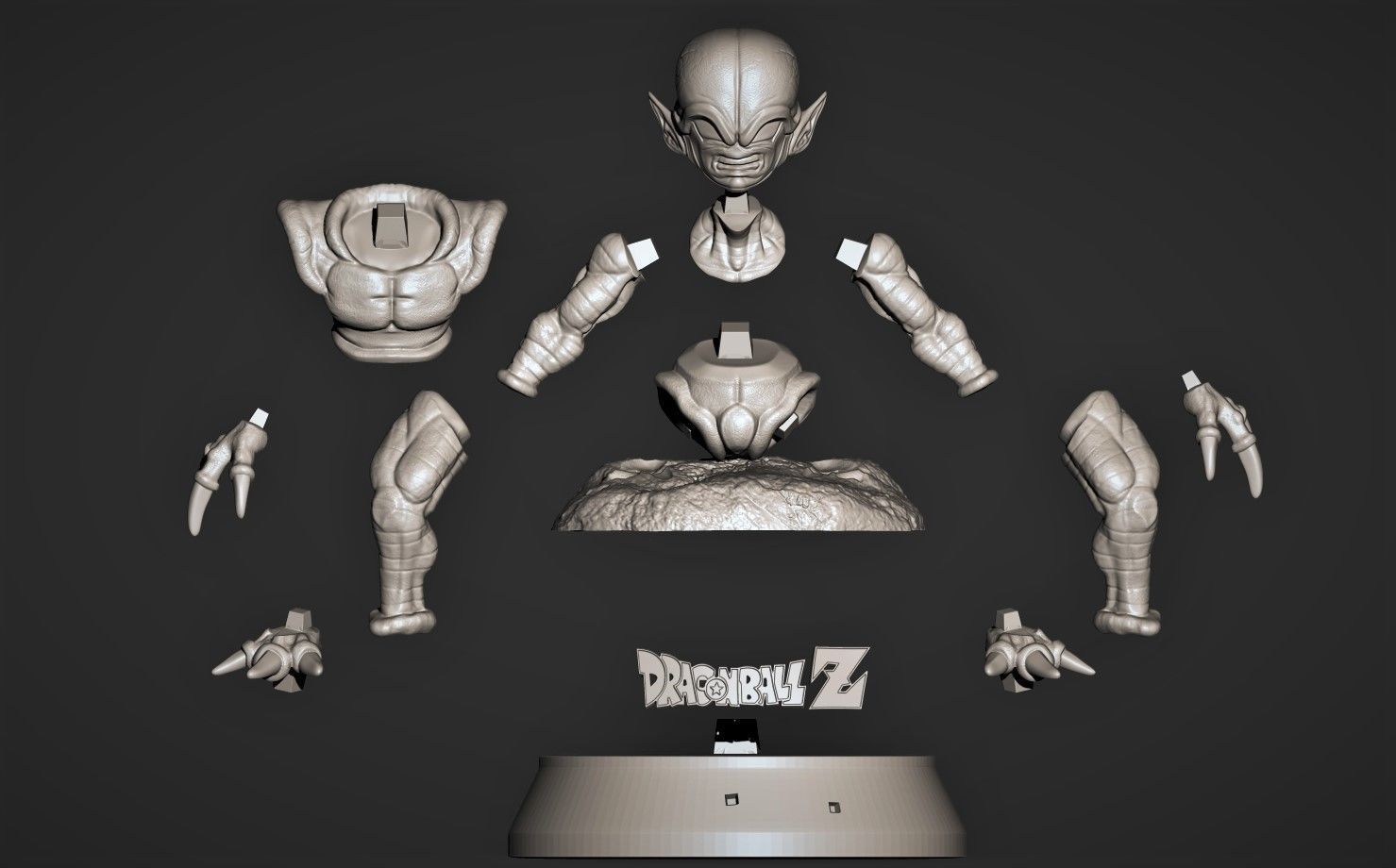 Saibaman Dragon Ball Z 3D model 3D printable | CGTrader
