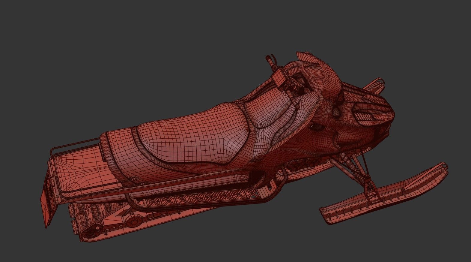 Snowmobile 3D model | CGTrader