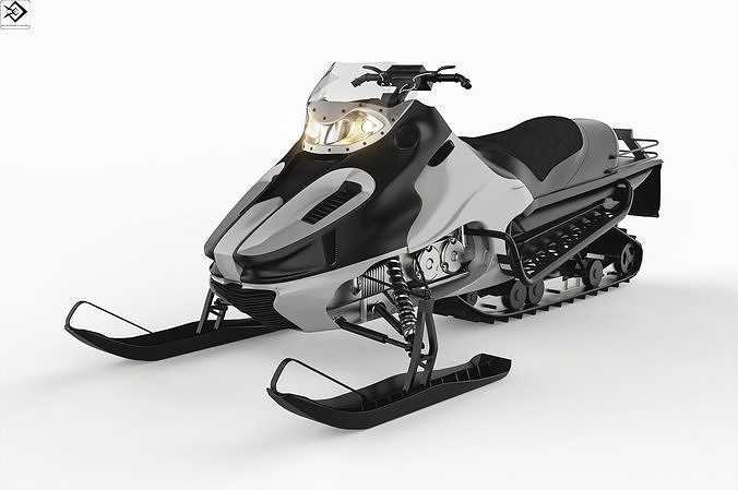 Snowmobile 3D model | CGTrader