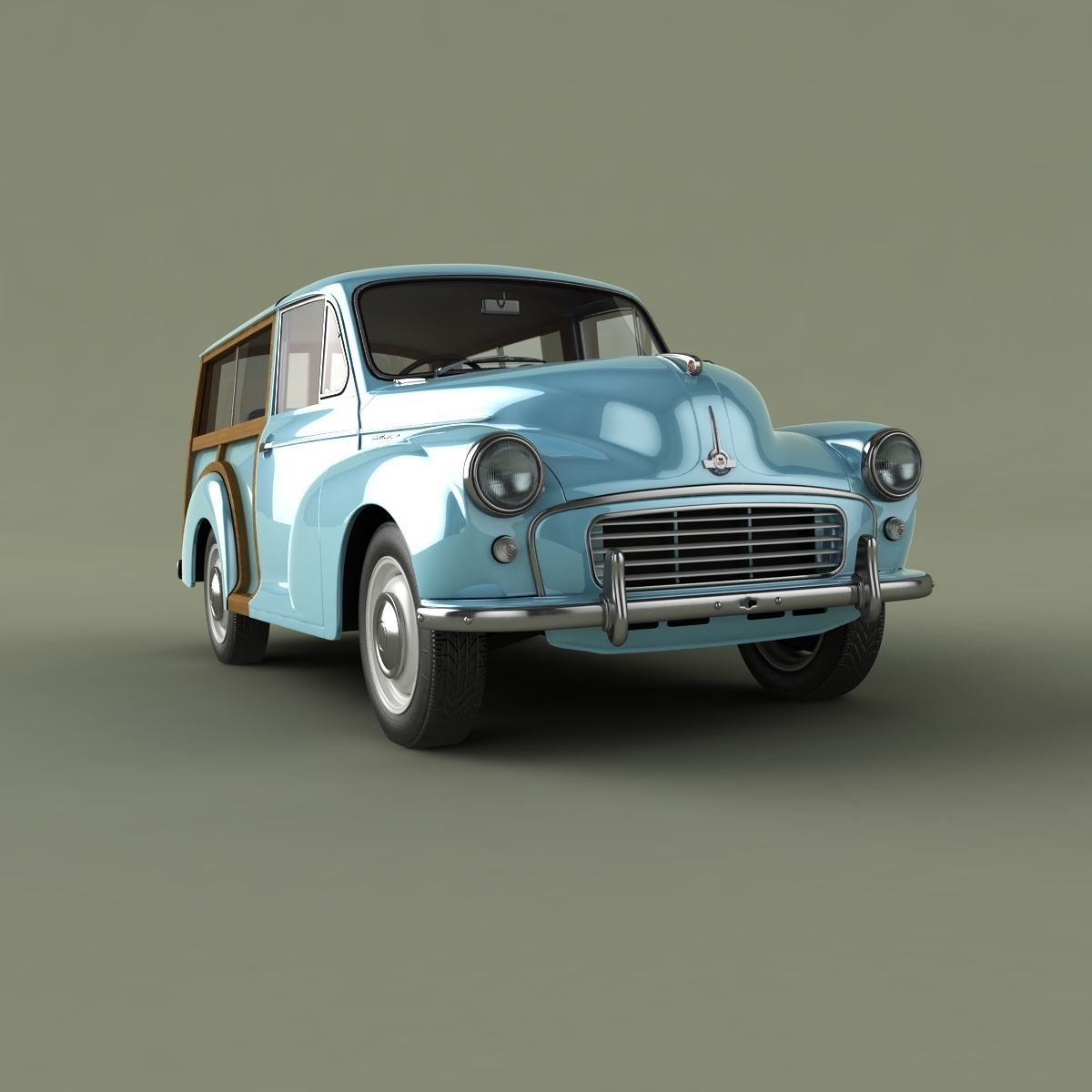 Morris Minor Traveller 3D model | CGTrader