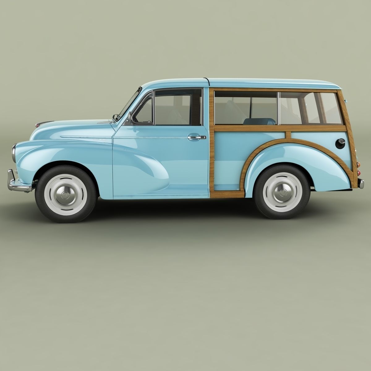 Morris Minor Traveller 3D model | CGTrader