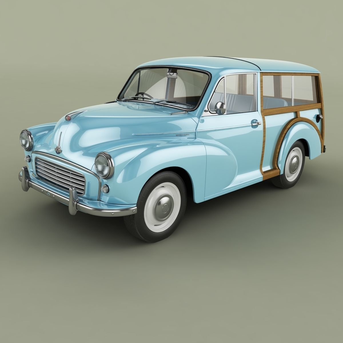 Morris Minor Traveller 3D model | CGTrader
