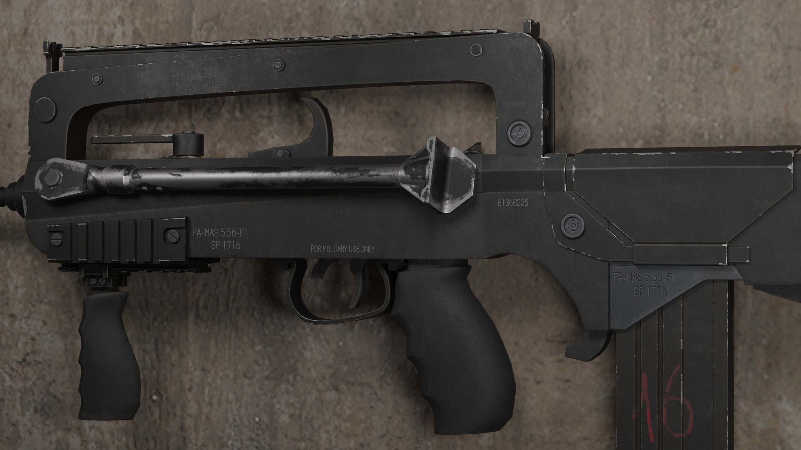Famas F1 free VR / AR / low-poly 3D model | CGTrader