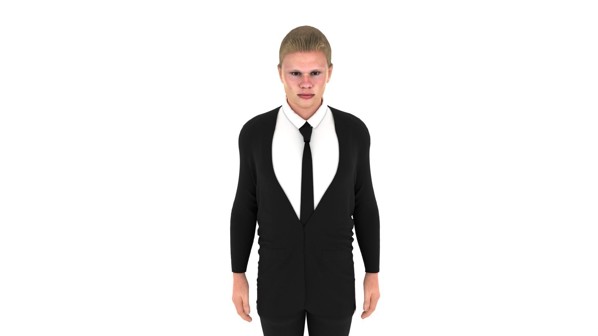 3D model Erling Haaland VR / AR / low-poly | CGTrader