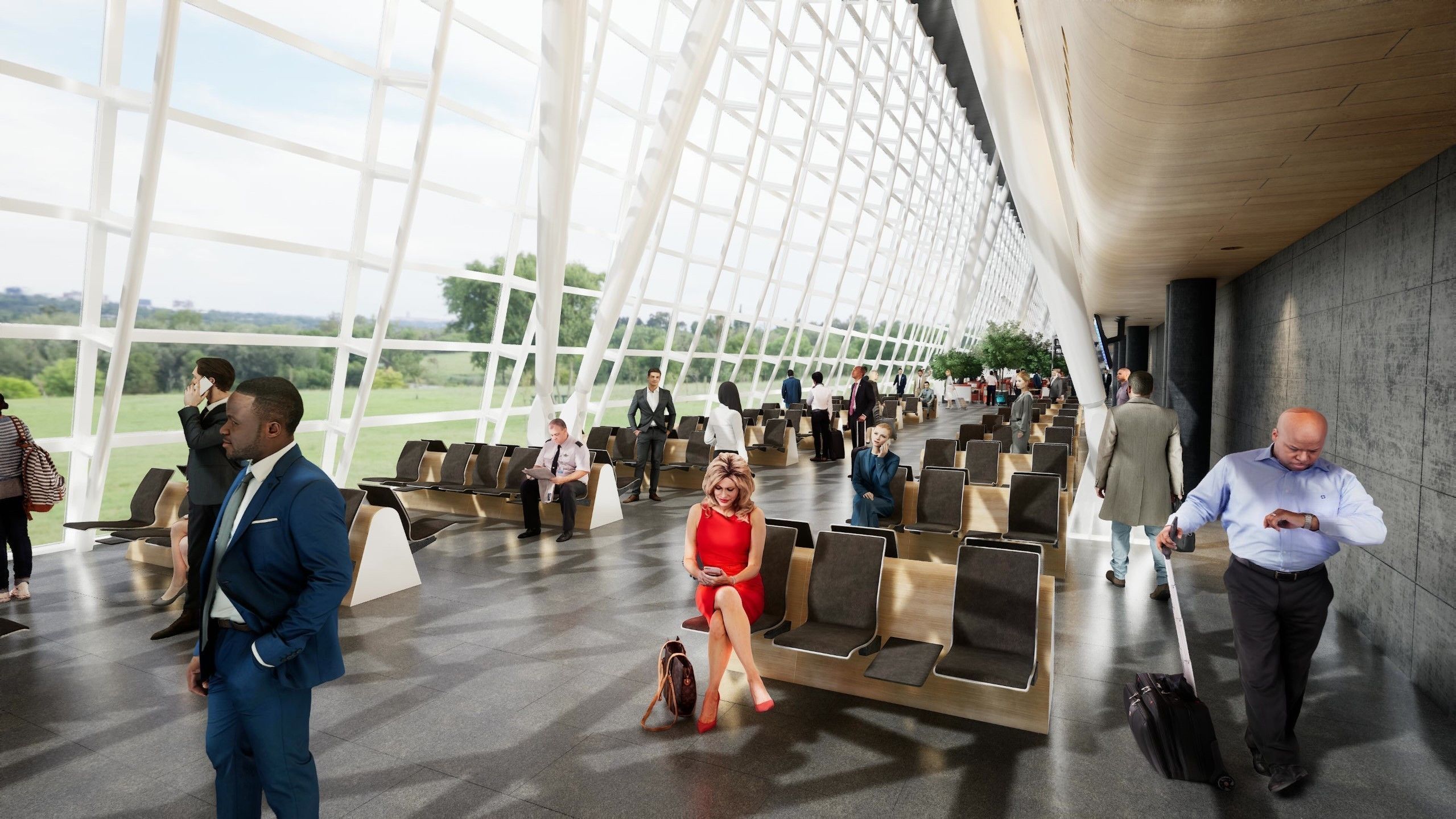 Airport terminal 3 scene file in Unreal engine 5 3D model | CGTrader