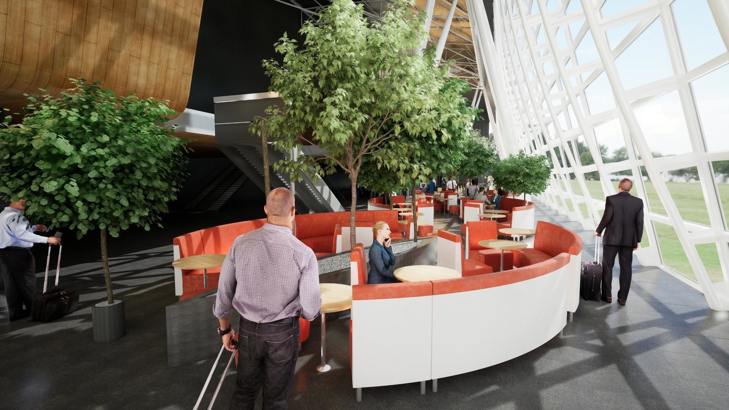 Airport terminal 3 scene file in Unreal engine 5 3D model | CGTrader