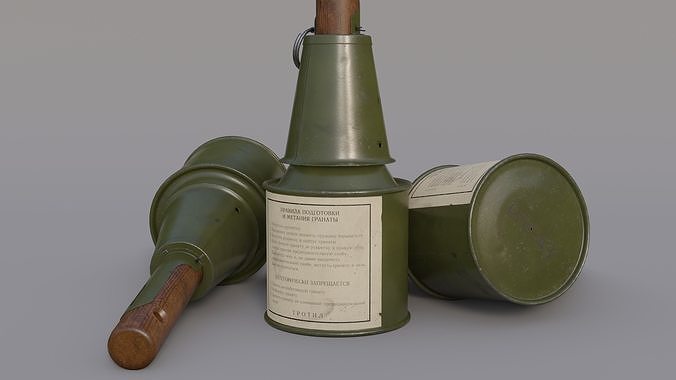 3D model RPG 43 Soviet Grenade VR / AR / low-poly | CGTrader