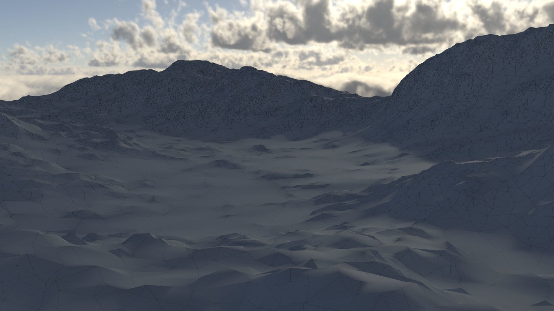 3D model Desert landscape 01 VR / AR / low-poly | CGTrader