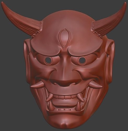 Hannya Eye mask 3D print model 3D print model 3D print model 3D model ...
