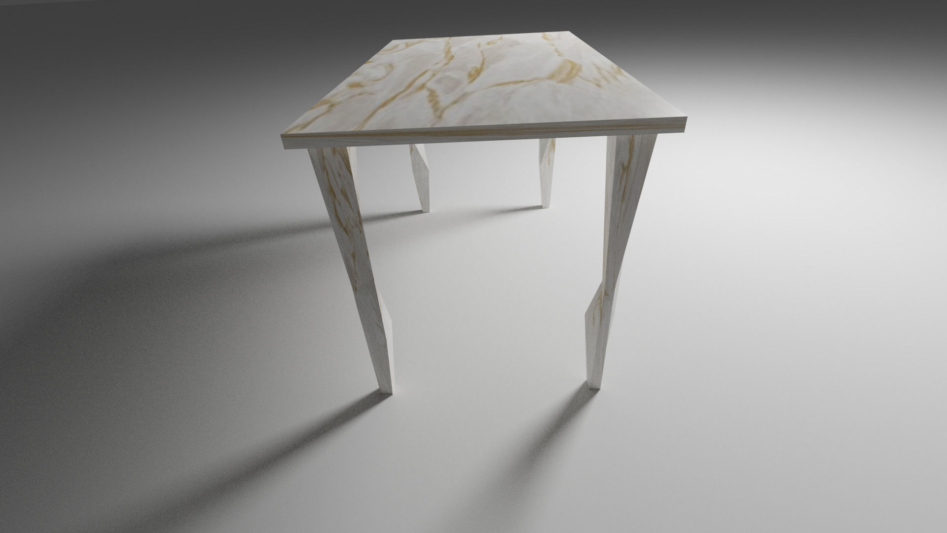 3D model Modern wooden table VR / AR / low-poly | CGTrader