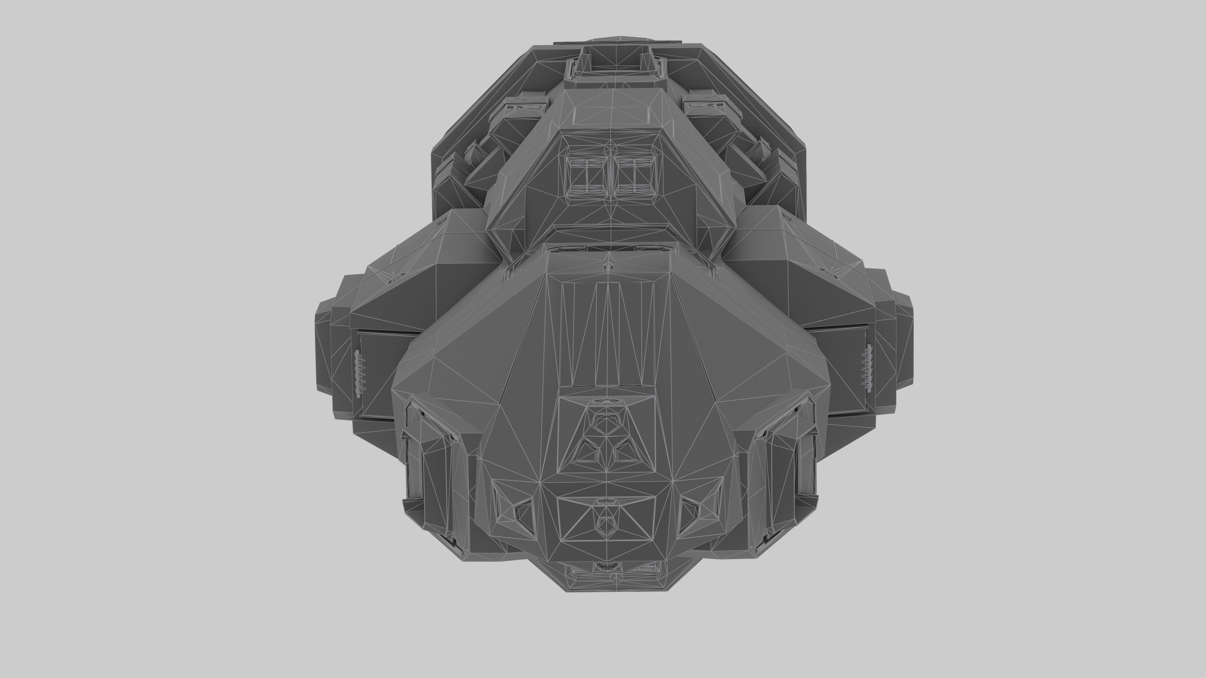 3D model The Raven Spaceship VR / AR / low-poly | CGTrader