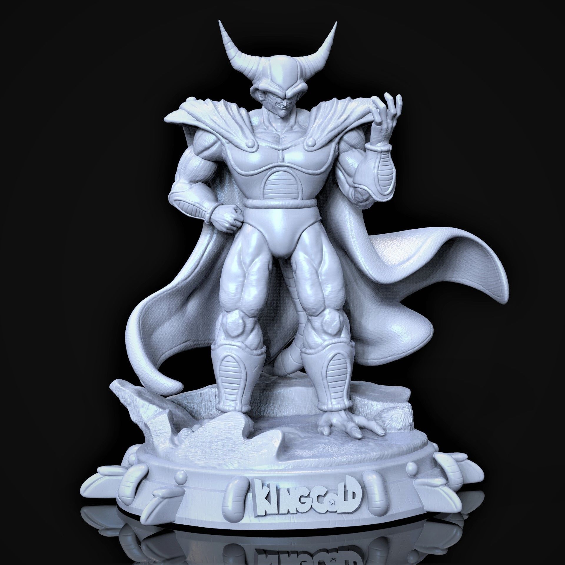 King Cold 3D model 3D printable | CGTrader