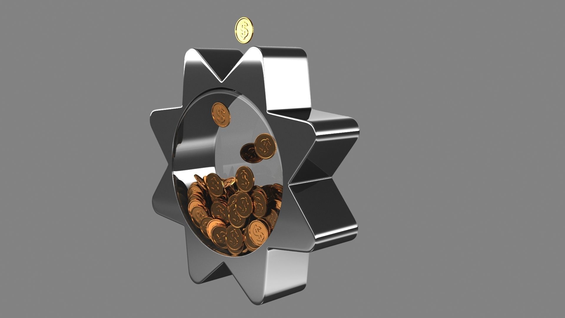 Coin Bank 3D model | CGTrader