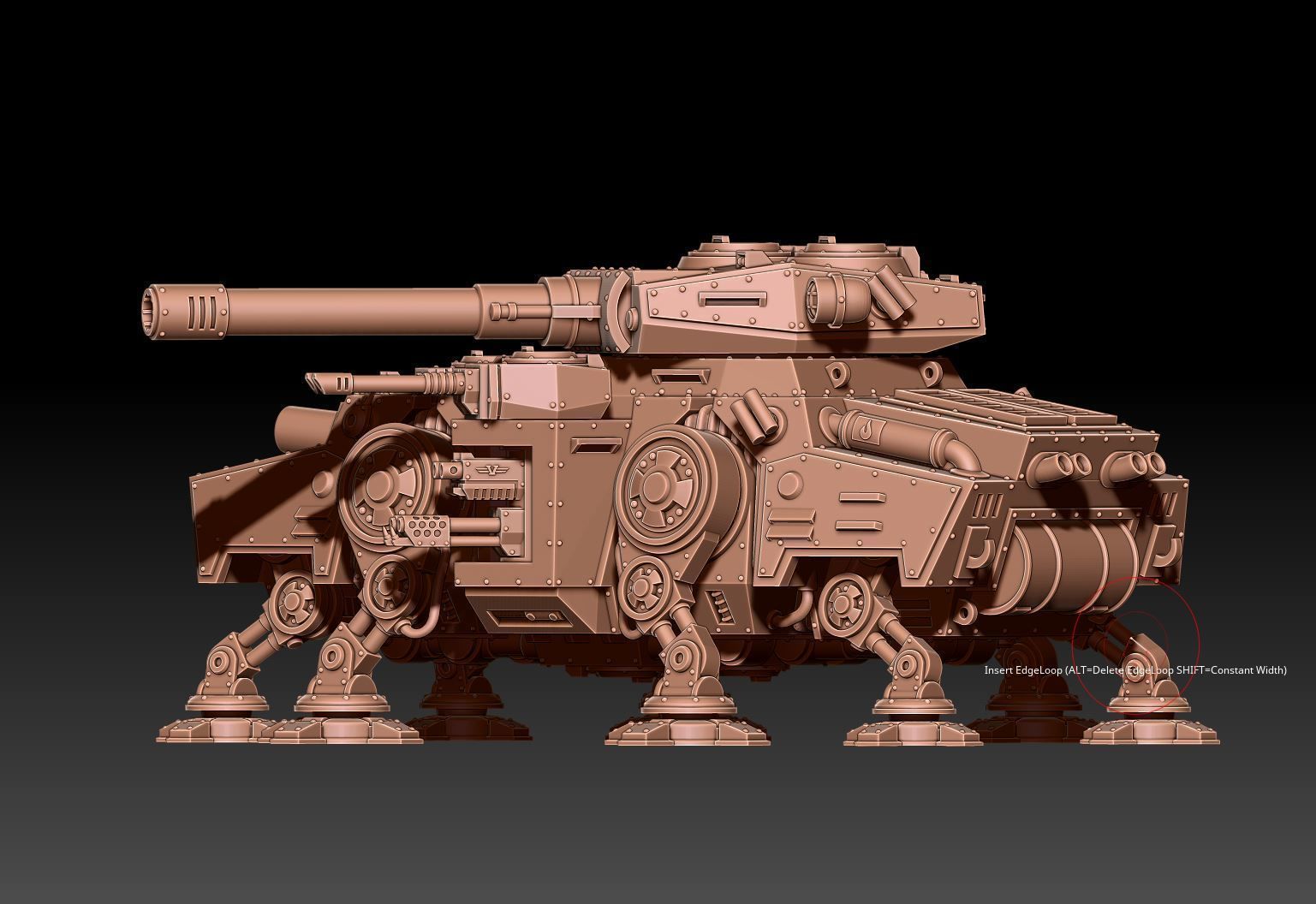 Valour Korps - Heavy Battle Walker 3D model 3D printable | CGTrader