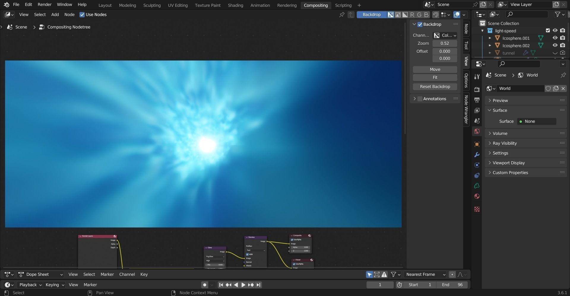 light speed animation free 3D model animated | CGTrader