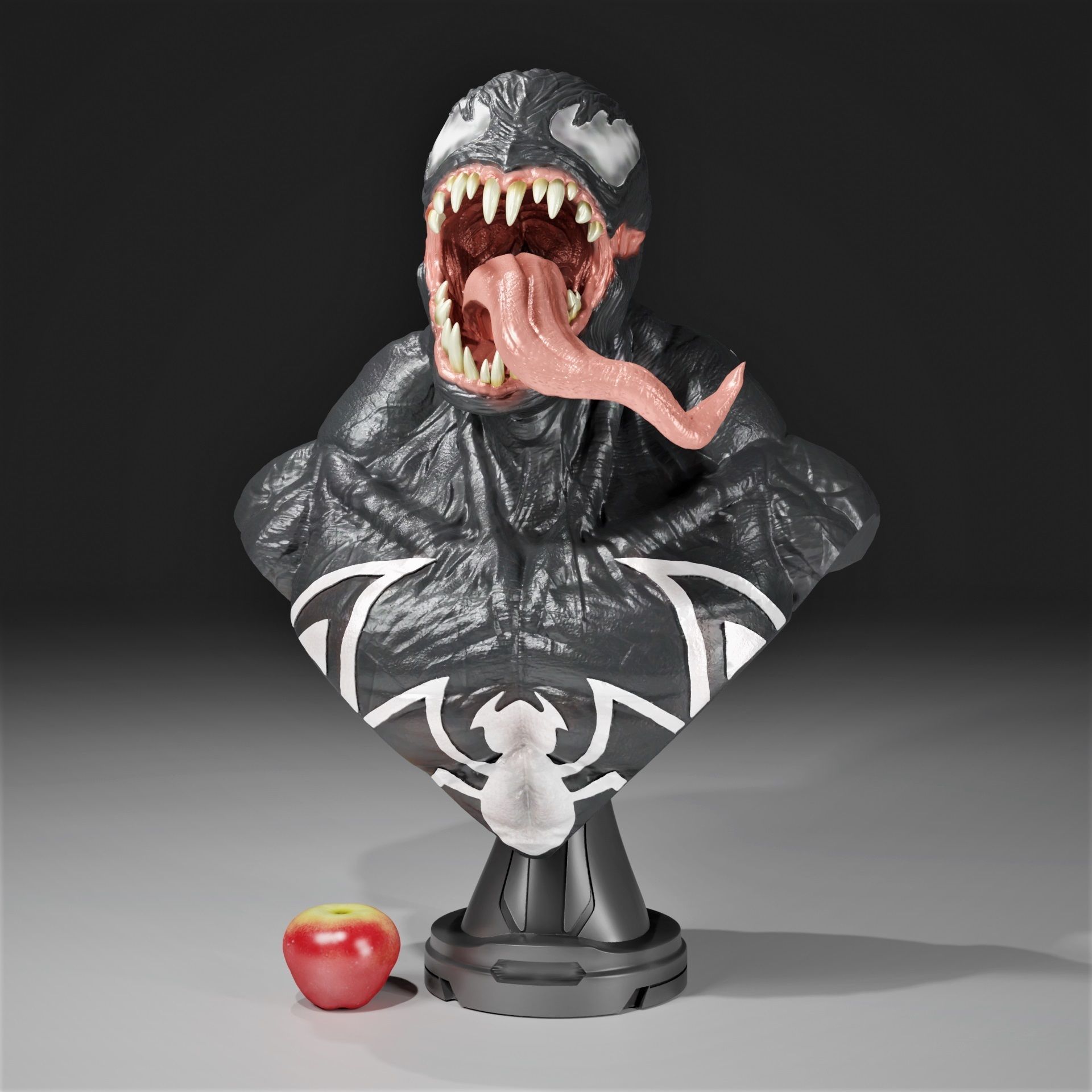 Venom Bust 3D model 3D printable | CGTrader