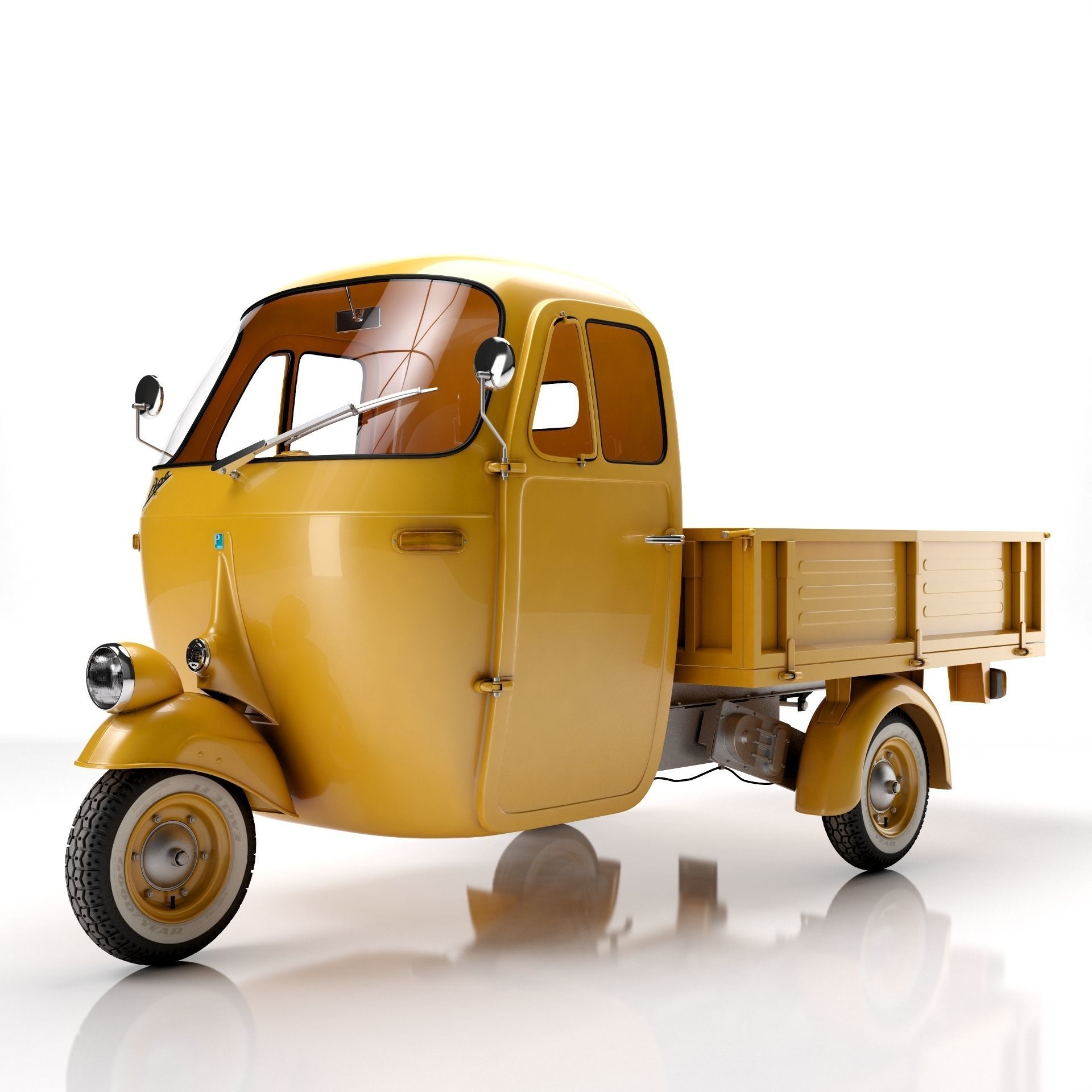 Ape Piaggio 1964 3D model | CGTrader